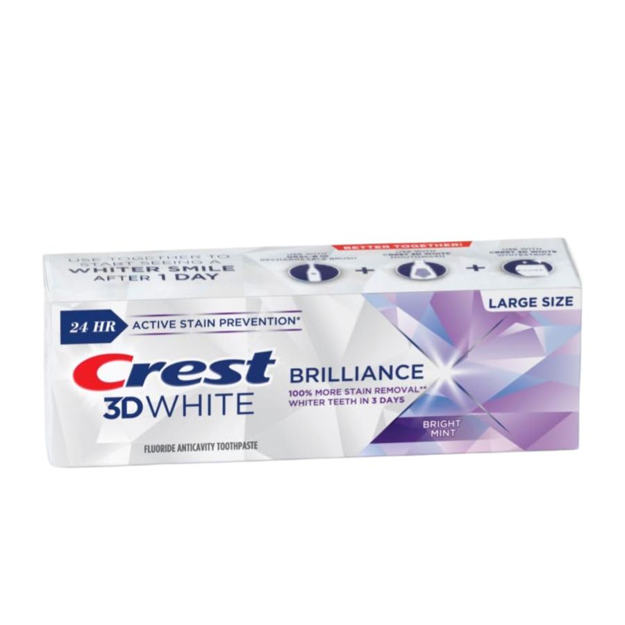 Crest 3D White BRILLIANCE Bright Mint fehérítő fogkrém 121 g