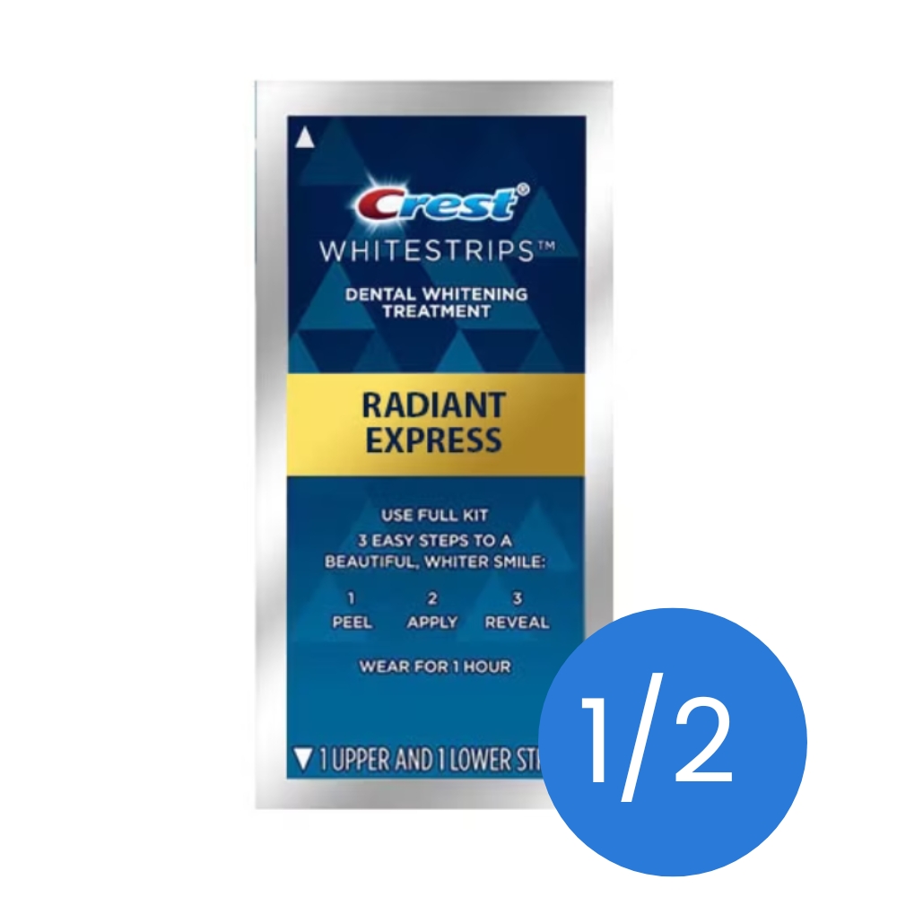 Crest 3D White RADIANT EXPRESS féladagos csomagolás | Fogfeherito ...